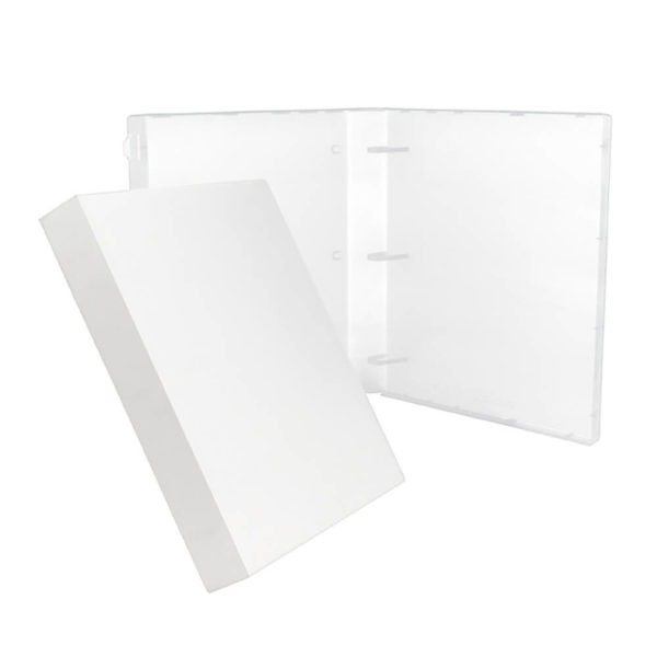1.5 Inch Binder With Overlay, Metal Rings Clear View Case Enclosed - 3 ...