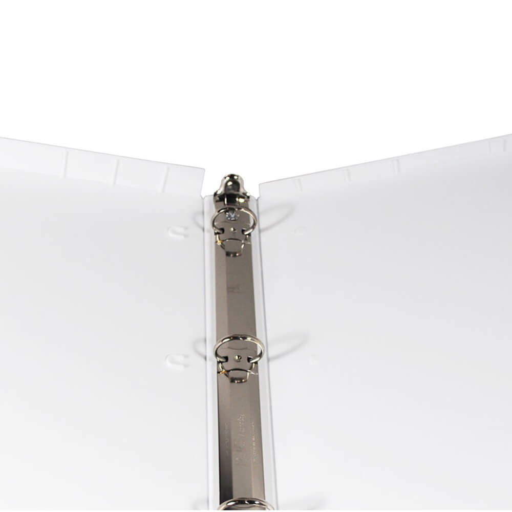 1.5 Inch Binder With Overlay, Metal Rings Clear View Case Enclosed - 3 ...