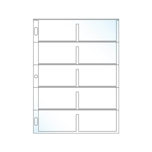 Business Card Sleeves For Binder - Pack Of 50 - UniKeep.com