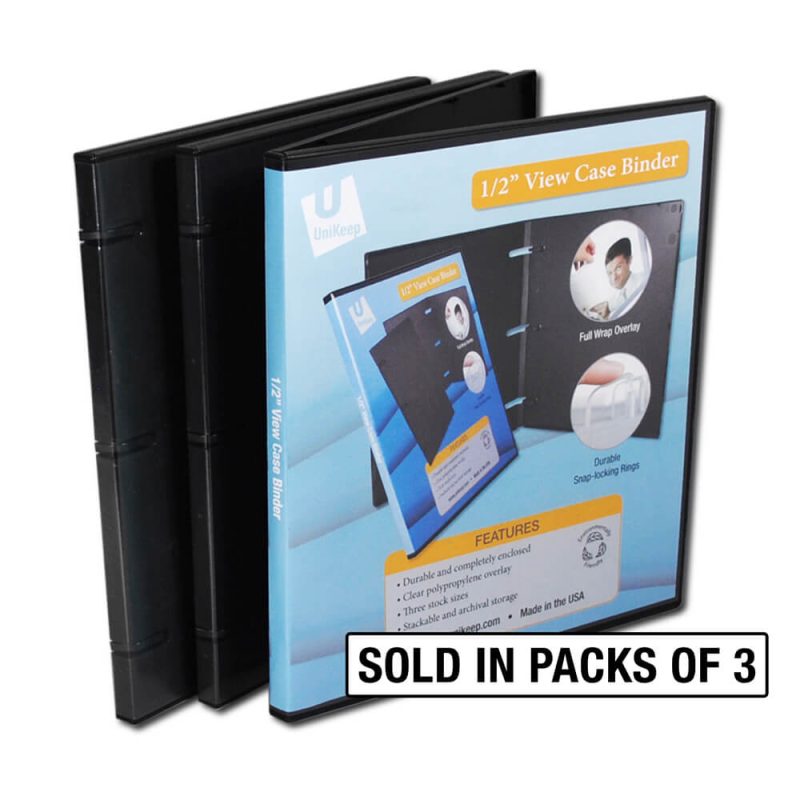 0.5 Inch Binder | FREE SHIPPING OVER $39 | Made In USA.