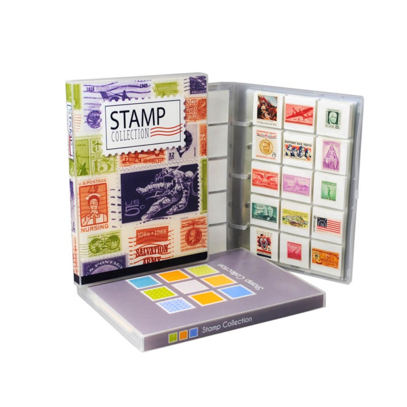 Stamp Collection Album | Compact Size | 300 Postage Stamps