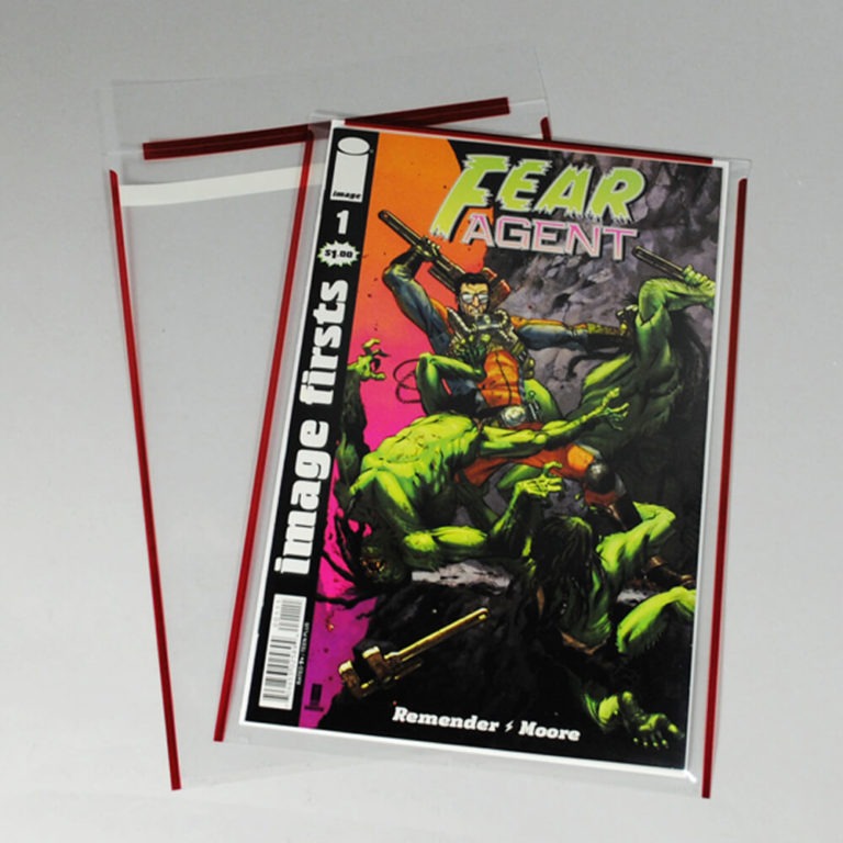 Comic Book Bags | Pack of 30 | Color-Coded Edges