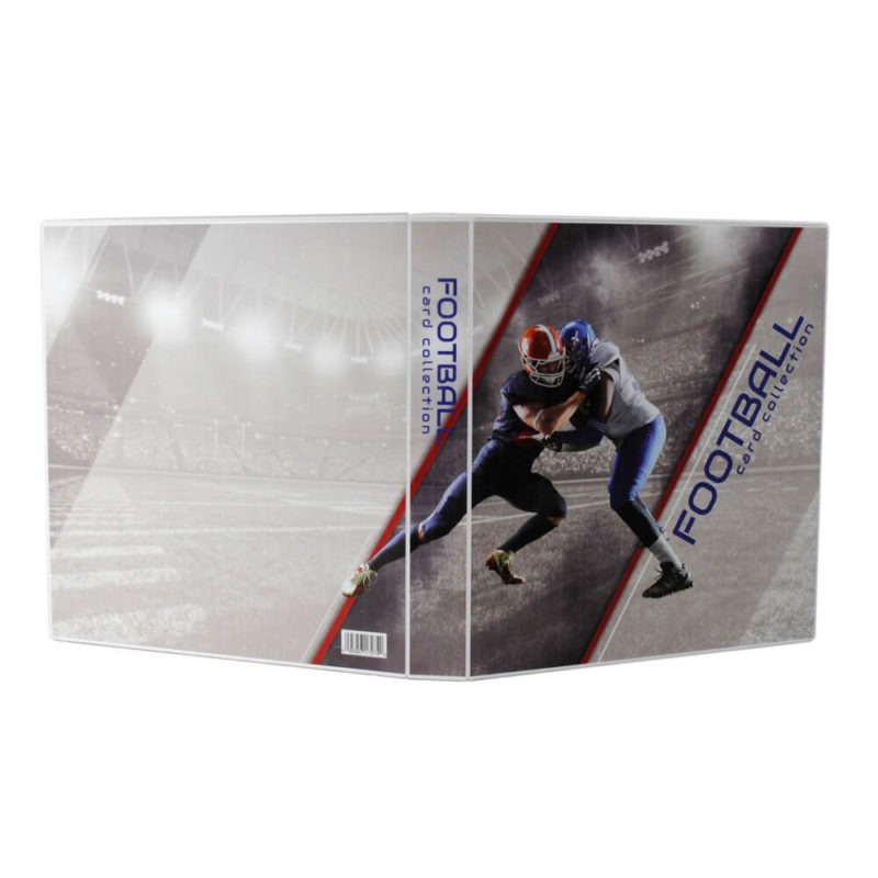 Football Card Binder | 450 Card Capacity | Metal Rings