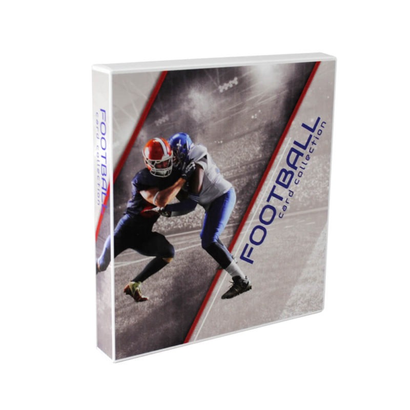 Football Card Binder | 450 Card Capacity | Metal Rings