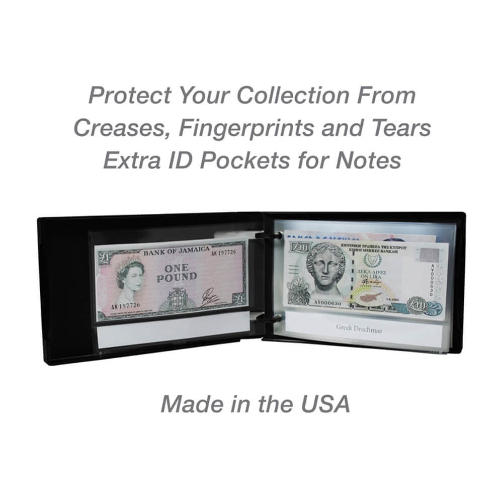 Currency Sleeves And Holders | Holds 3" X 6" Inserts, Pack Of 20