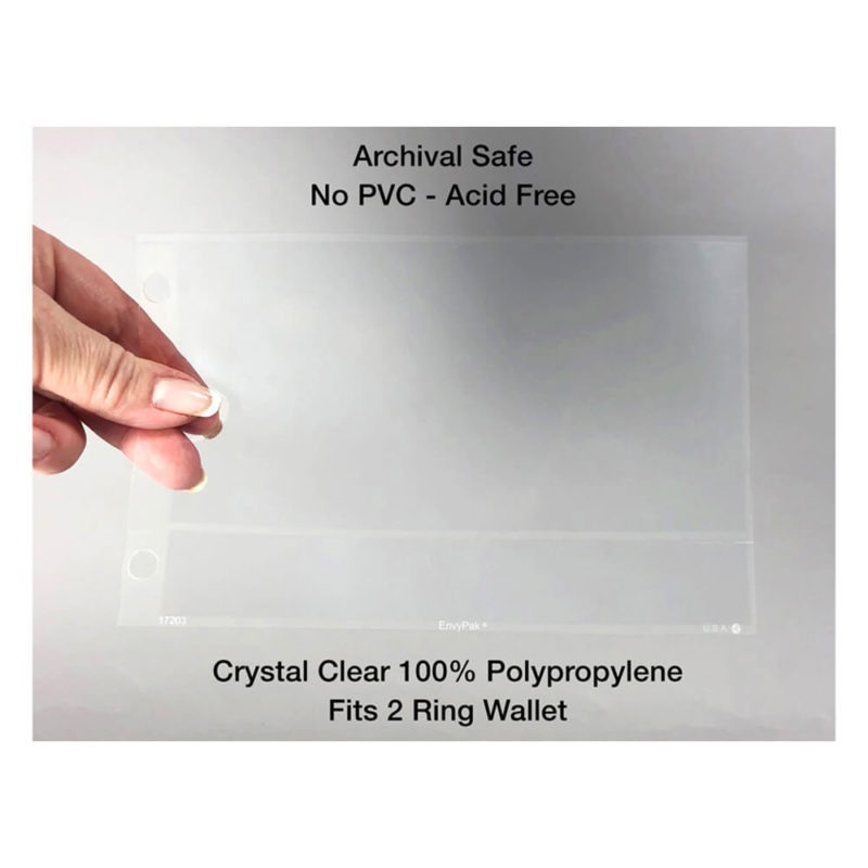 Currency Sleeves And Holders | Holds 3" X 6" Inserts, Pack Of 20