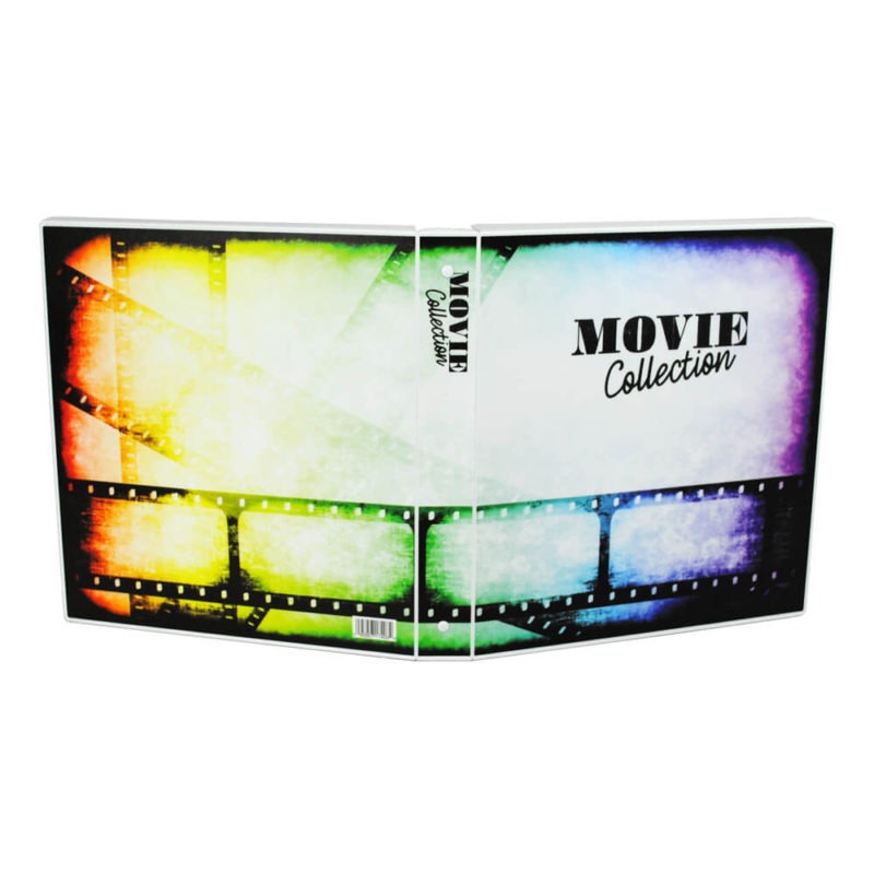 Blu-ray/DVD Movie Collection Storage Binder, Holds 80 Movie Discs ...