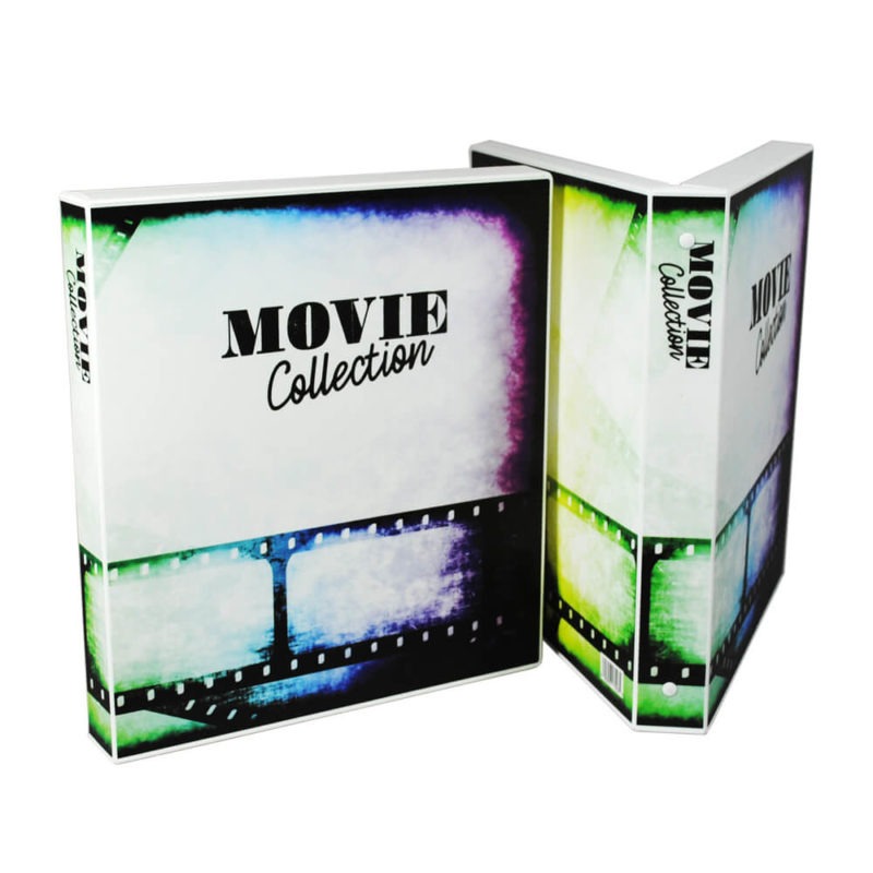 Blu-ray/DVD Movie Collection Storage Binder, Holds 80 Movie Discs ...