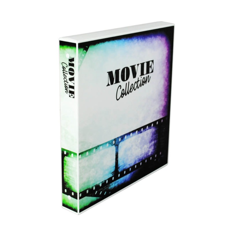 Blu-ray/DVD Movie Collection Storage Binder, Holds 80 Movie Discs ...