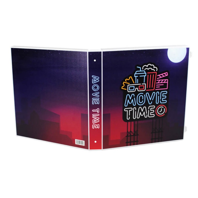 Blu-ray/DVD Movie Collection Storage Binder, Holds 80 Movie Discs ...