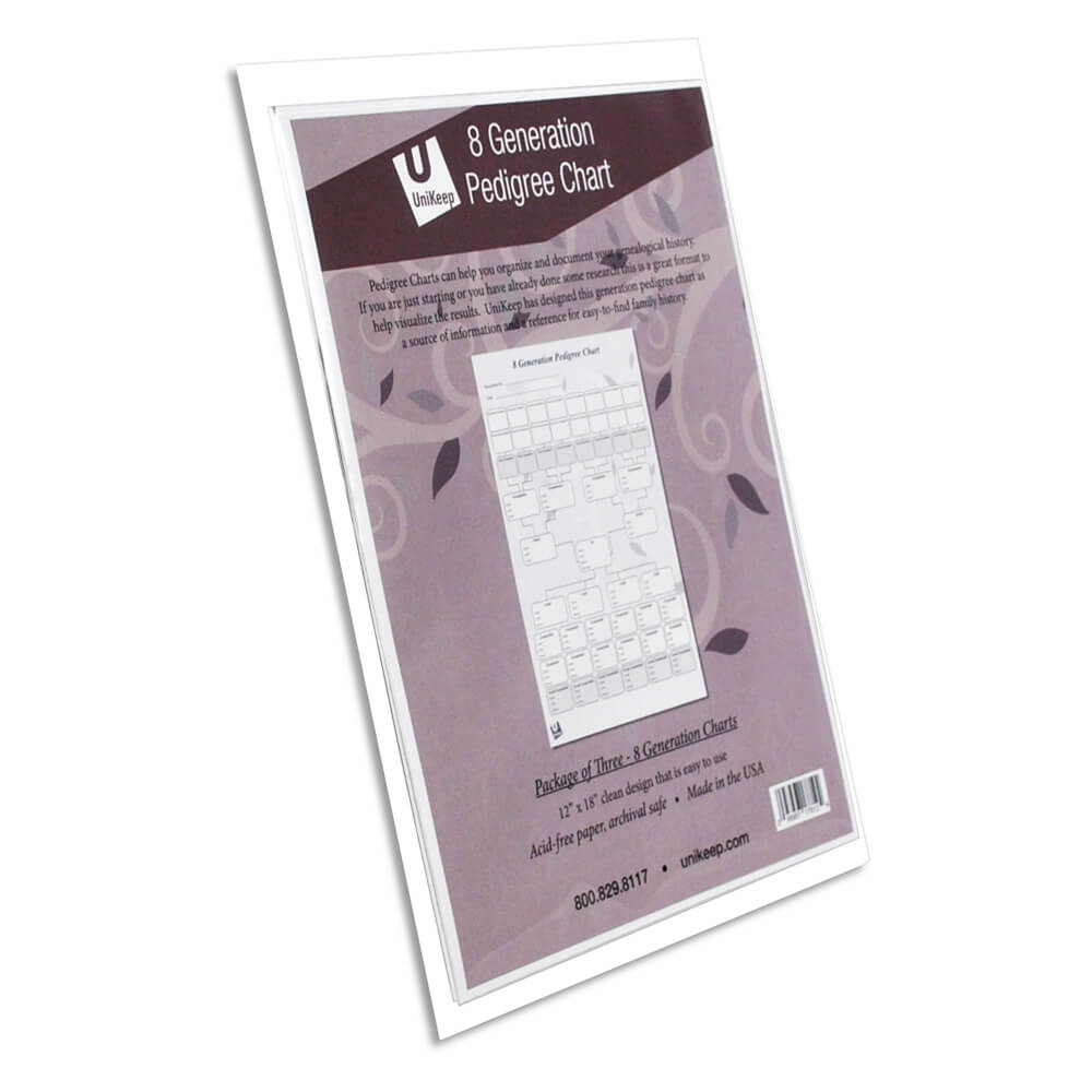 8 Generation Fan Chart - UniKeep.com